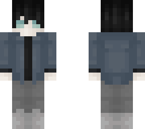 this is sloths edgy boi and sloth loves him | Minecraft Skin