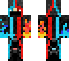 Fire and Water | Minecraft Skin
