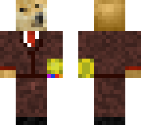 Doge In A Suit | Minecraft Skins