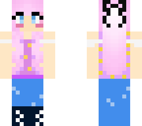 Pink haired kawaii girl | Minecraft Skin