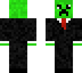 Creeper In A Suit | Minecraft Skin
