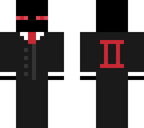Enderman with red eyes | Minecraft Skin