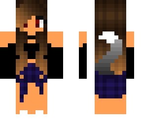 Gamer Wolf Girl | Minecraft Skin