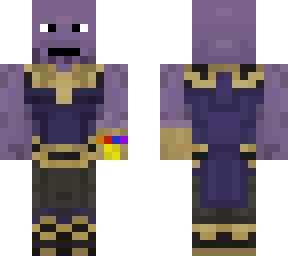 Thanos W/ Infinity Gauntlet | Minecraft Skin