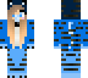 blue tiger | Minecraft Skin