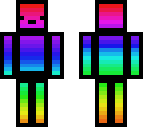 rainbow blyat | Minecraft Skin