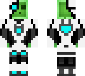 Cyborg slime | Minecraft Skin