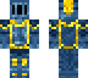 Gold Trim Rune Armour | Minecraft Skin