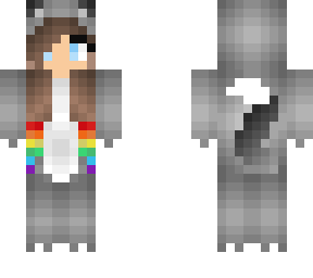 v2 wolf girl | Minecraft Skins