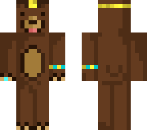 beeeeeeeear with bling | Minecraft Skin