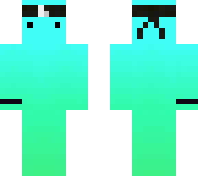 Green fade BLOB | Minecraft Skin