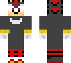 Shadow The Hedgehog | Minecraft Skins