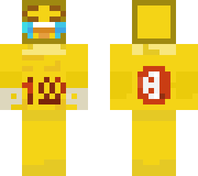 Laughing Crying Emoji Man | Minecraft Skin