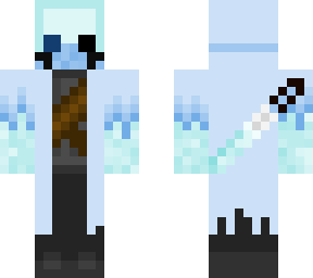 frozen skeleton | Minecraft Skin