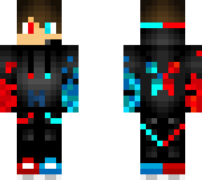 The minecraft red and blue creeper | Minecraft Skin