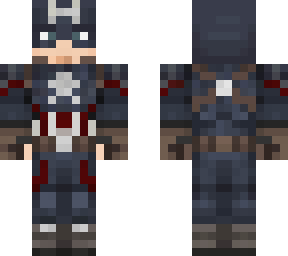 Captain America Endgame | Minecraft Skin