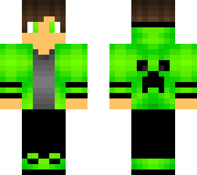 creeper hoodie | Minecraft Skin