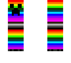 Rainbow Creeper | Minecraft Skins