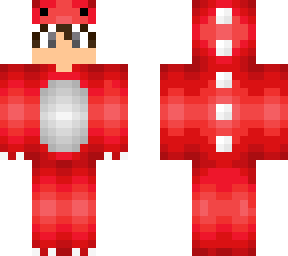 Red Dinosaur | Minecraft Skin