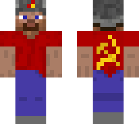 Russian Soviet Communist Steve | Minecraft Skin