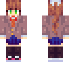 monika doki doki ddlc | Minecraft Skins