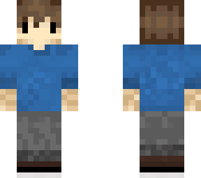 Blue Shirt | Minecraft Skin