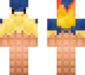 Ice Cream Typhlosion | Minecraft Skin