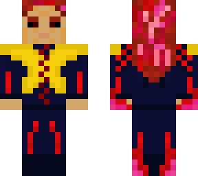 Jean Gray V2 (Dark Phoenix) | Minecraft Skin