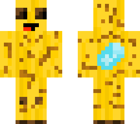 Peely Fortnite Brown Spots | Minecraft Skin