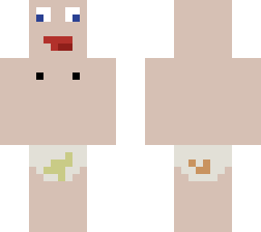 baby with poop and pee | Minecraft Skin
