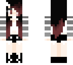 Cute goth girl | Minecraft Skin