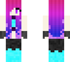 Human Female Killer Sans | Minecraft Skin