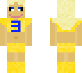 Woman in soccer body paint. | Minecraft Skin