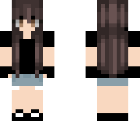Brunette Bad Girl | Minecraft Skin