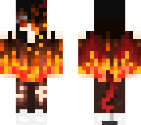 Fire Demon Minecraft Skin