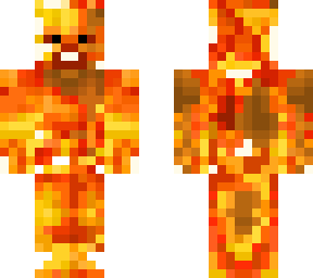 Fire Steve | Minecraft Skin