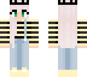 Humble Bumble Bee - Overalls - Stripes | Minecraft Skin