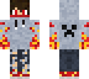 Pvp Fire Punch | Minecraft Skin