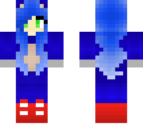 sonic girl | Minecraft Skins