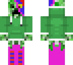 The creeper edit of the documents | Minecraft Skin