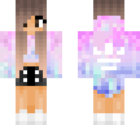 Cute hoodie girl | Minecraft Skin
