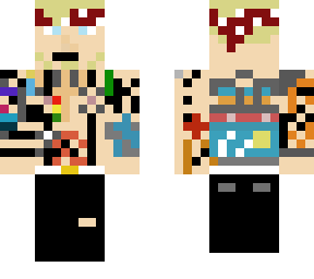 machine gun kelly | Minecraft Skins