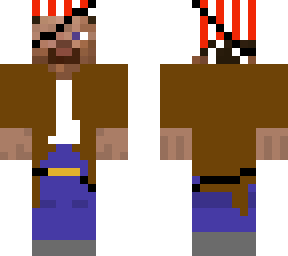 Pirate Steve Minecraft Skins