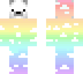 rainbow panda | Minecraft Skin