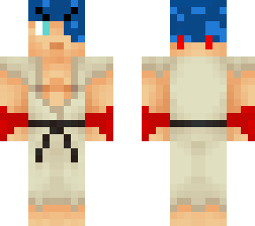 angry ryu | Minecraft Skin