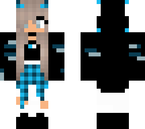 Blue Camo Devi | Minecraft Skin
