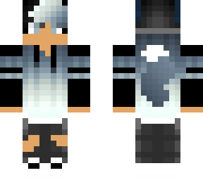 Blue Wolf Boy | Minecraft Skins