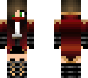 red ninja girl | Minecraft Skin