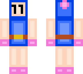 BLUE BOMBER SUPER BOMBERMAN R | Minecraft Skin