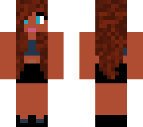 Cute Mixed Girl | Minecraft Skin